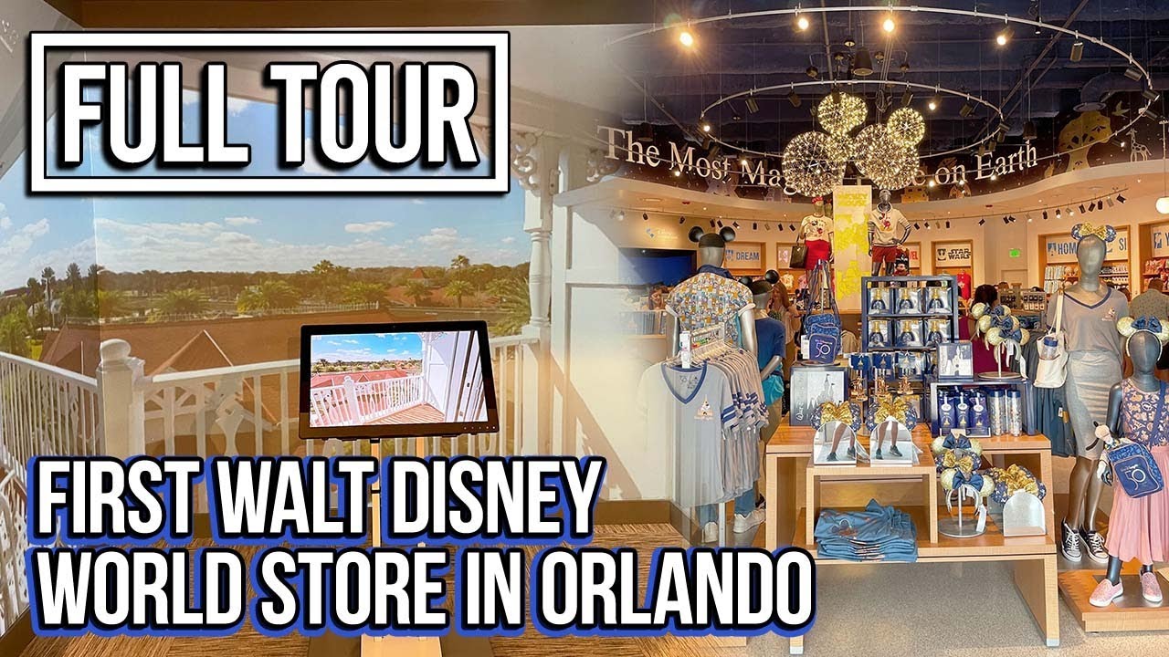 Tour the First Walt Disney World Store in Orlando - YouTube