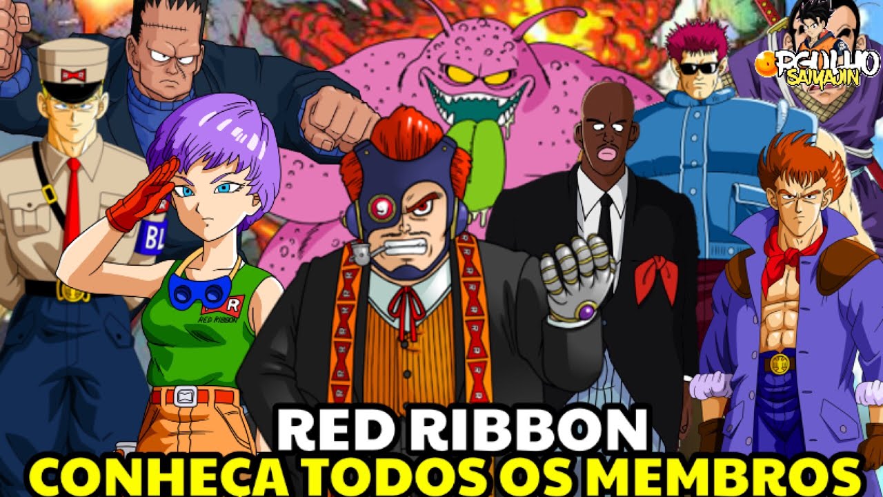 SAIBA TUDO SOBRE A RED RIBBON E TODOS OS INTEGRANTES (GENERAIS ...