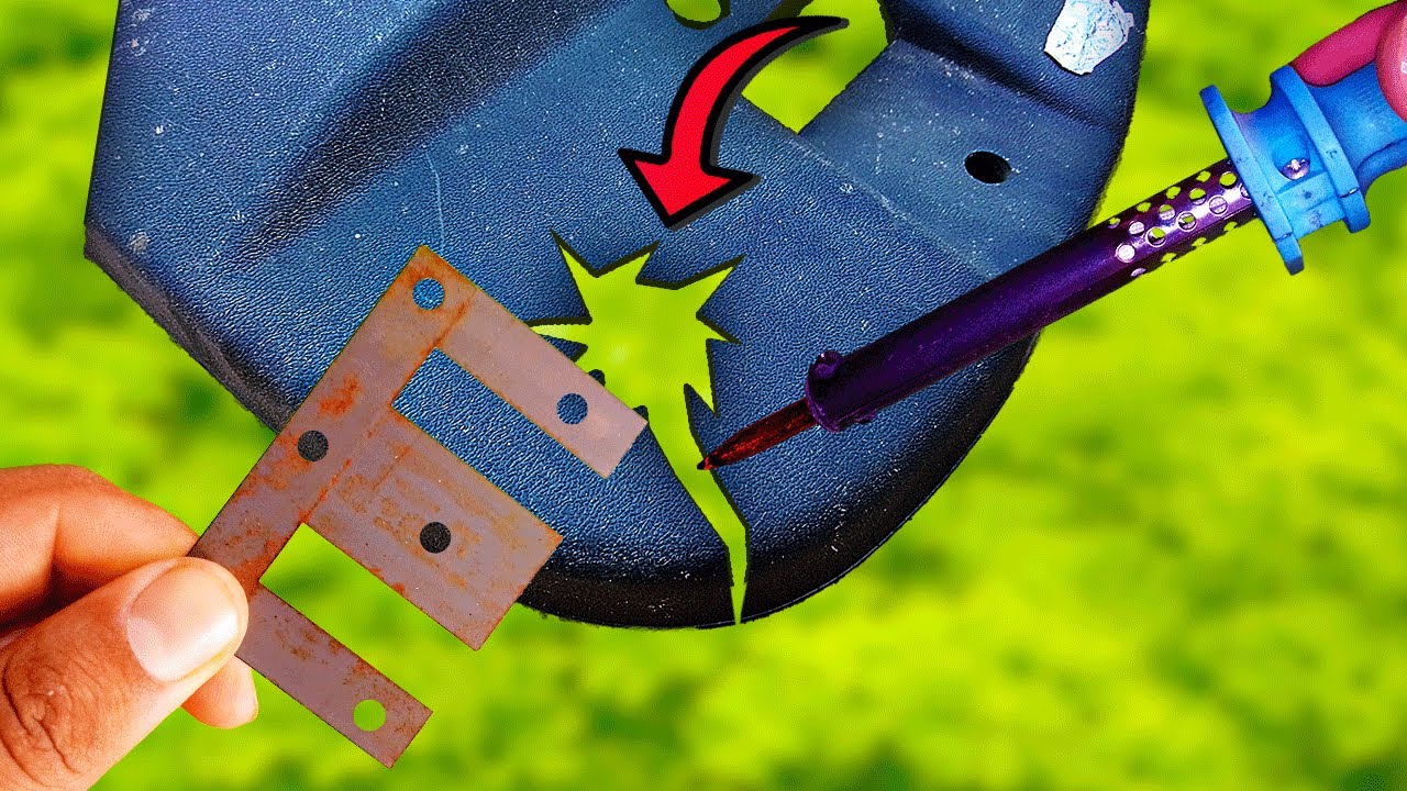 3 Easy Ways To Fix Broken Plastics | With Plastic Welding Method ...