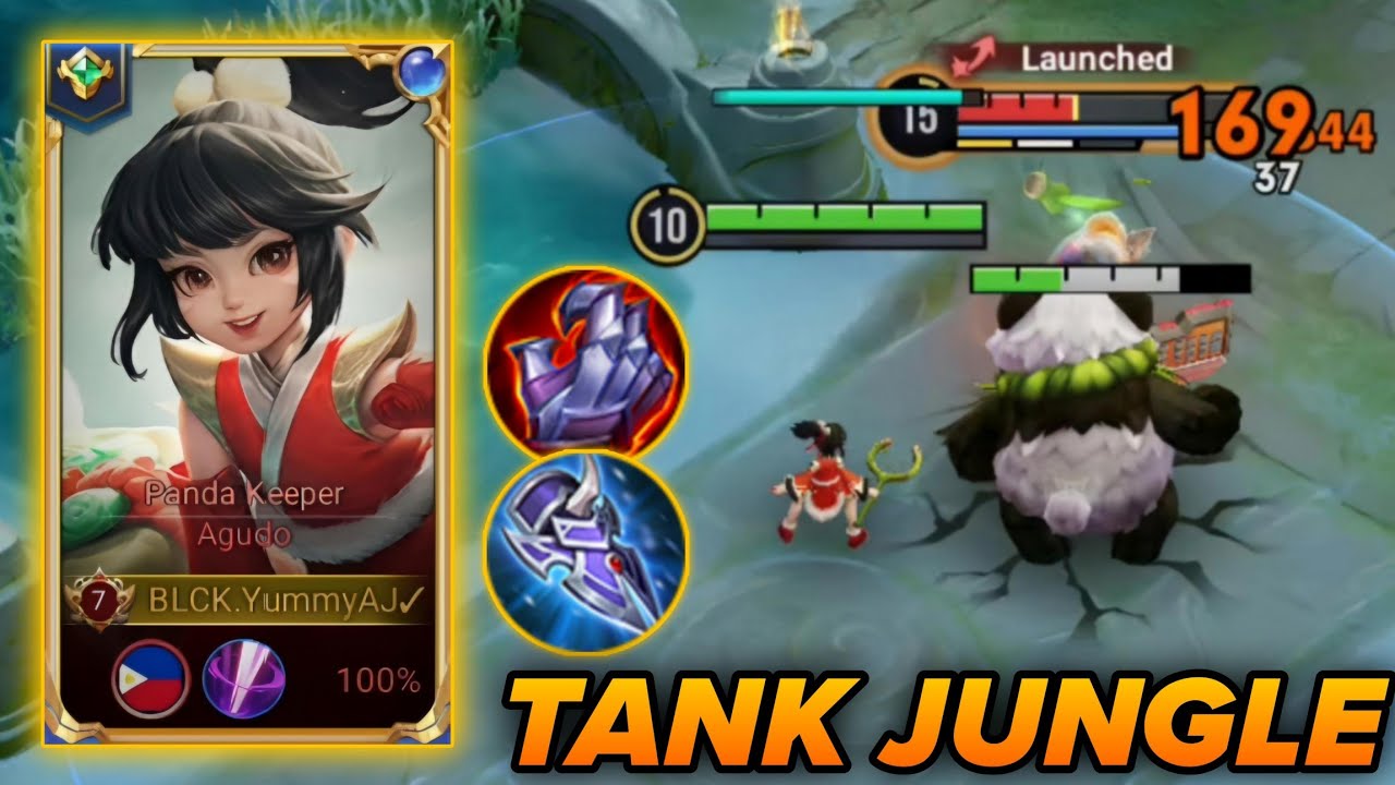 AGUDO PANDA KEEPER TANK JUNGLER - HONOR OF KINGS - YouTube