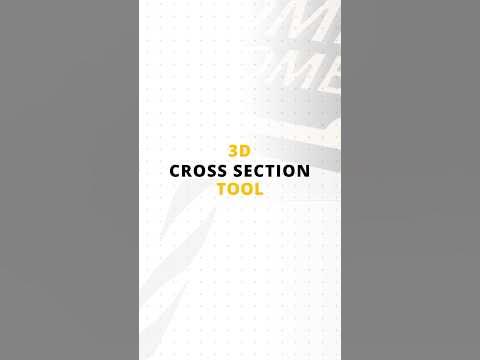 NEW 3D CROSS SECTION TOOL - VCarve & Aspire in V12 #shorts - YouTube