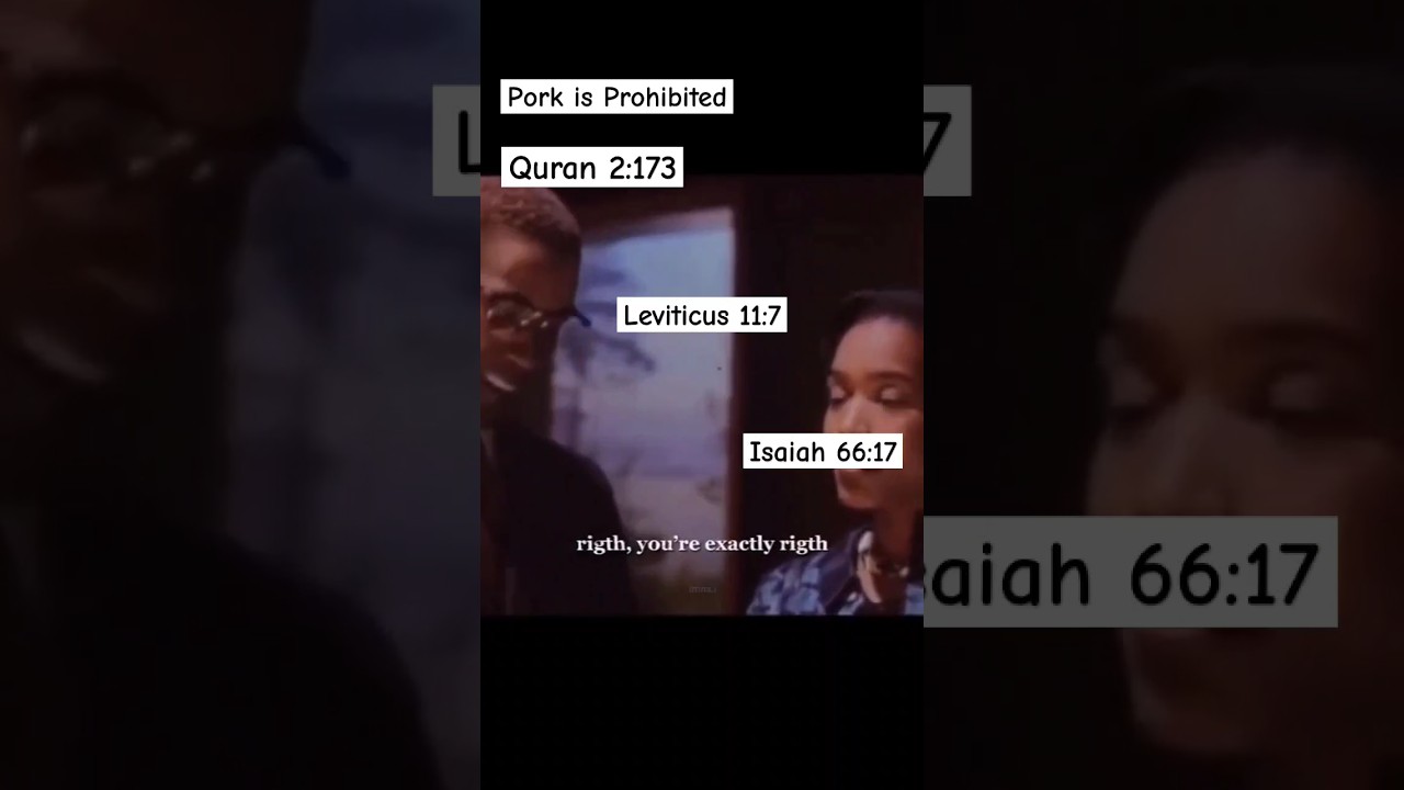 Quran and Bible Teaches Us Not to Eat Pig/Pork. May Allah guide us the ...