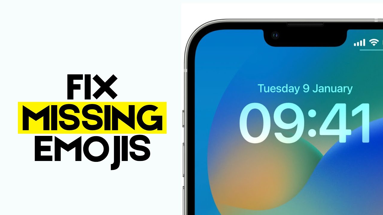 How to Fix Missing Emojis on iPhone Keyboard - YouTube