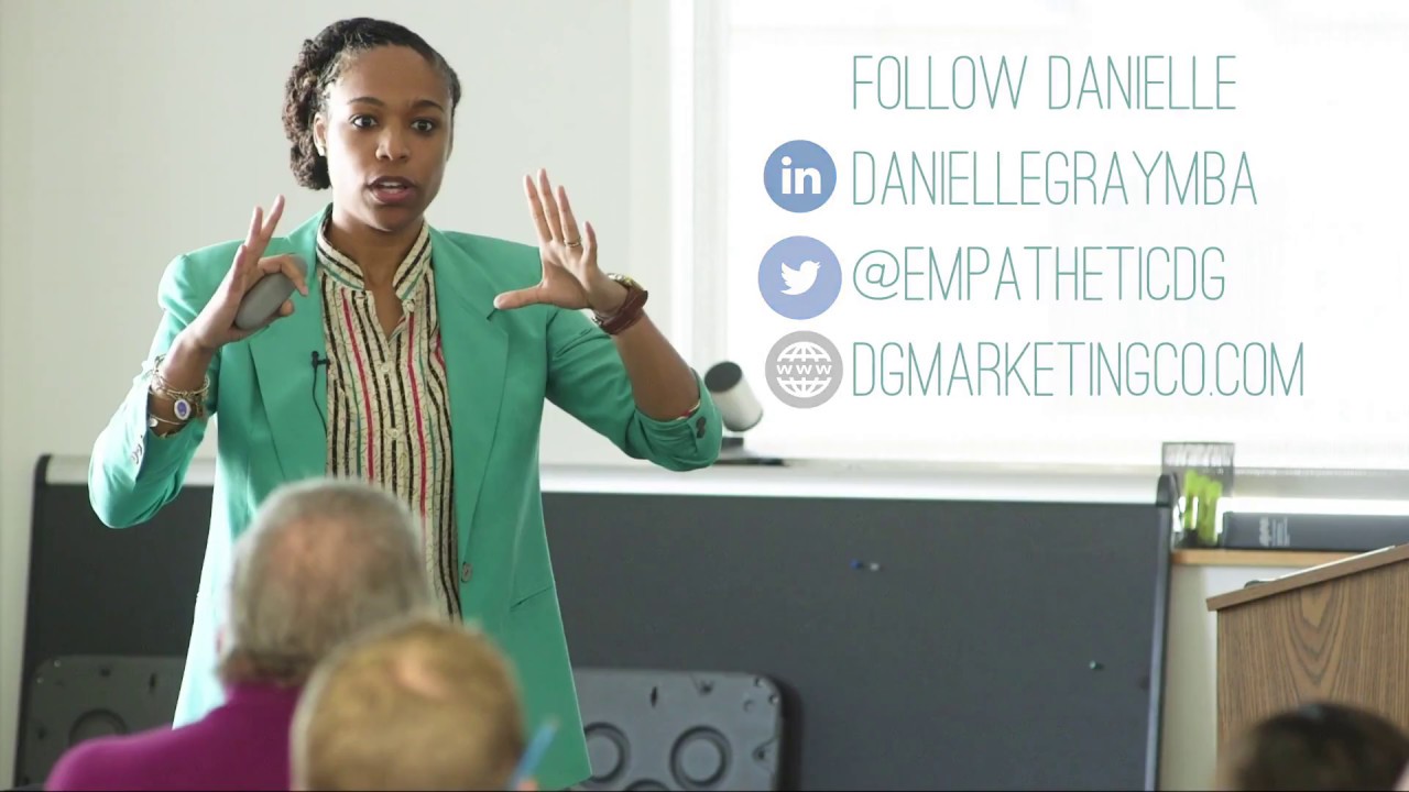 Danielle Gray Speaks: Listen and Solve, Not Tell and Sell - YouTube