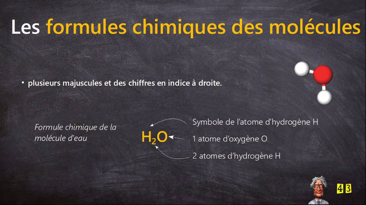 Atomes, molécules et ions - Symboles et formules chimiques - Cycle 4 ...