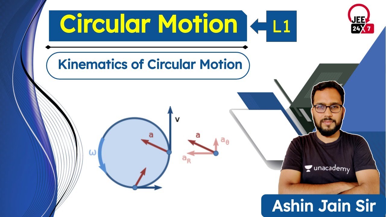 JEE Physics: Circular Motion L1 | Kinematics of Circular Motion | JEE ...