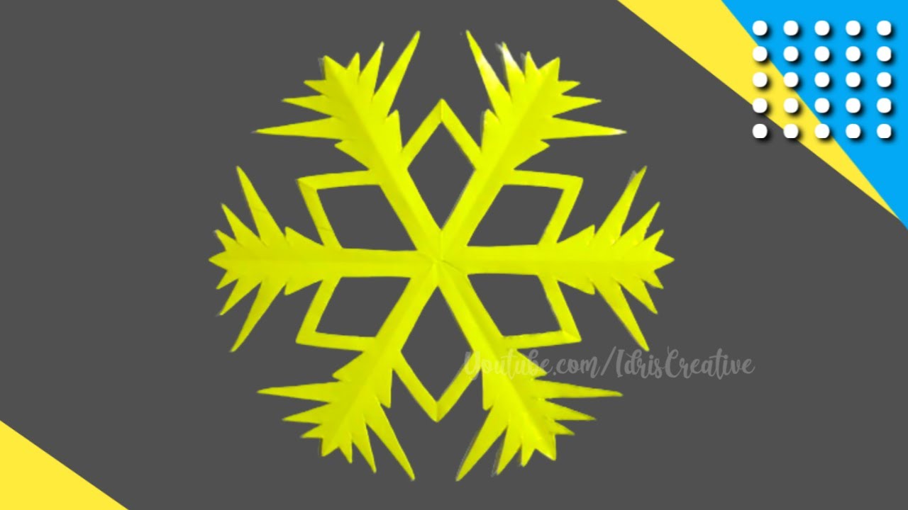 HOW TO MAKE A PAPER DECORATION #9 - PAPER CUTTING ART - YouTube