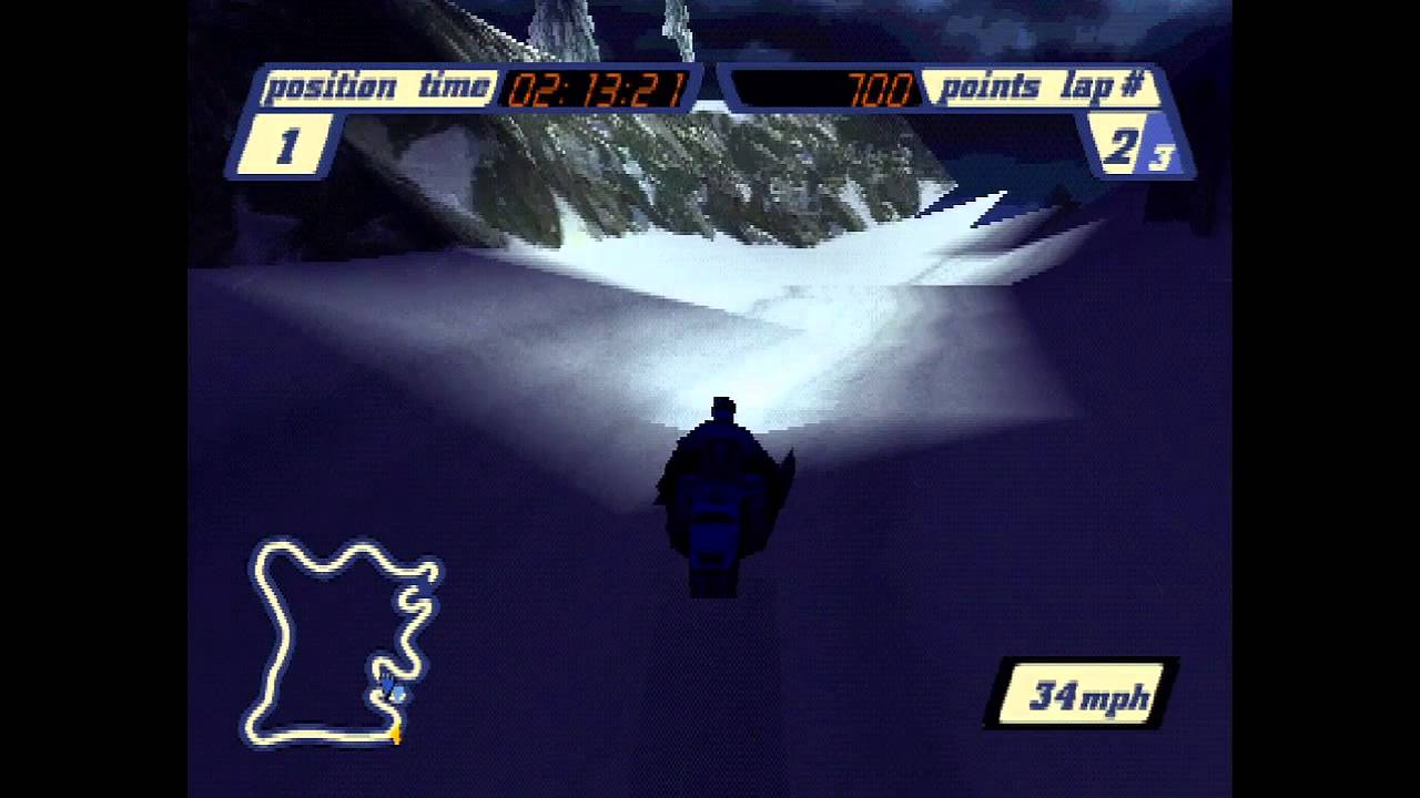 Sled Storm (PS1) - 07 - Open Mountain - After Hours - YouTube