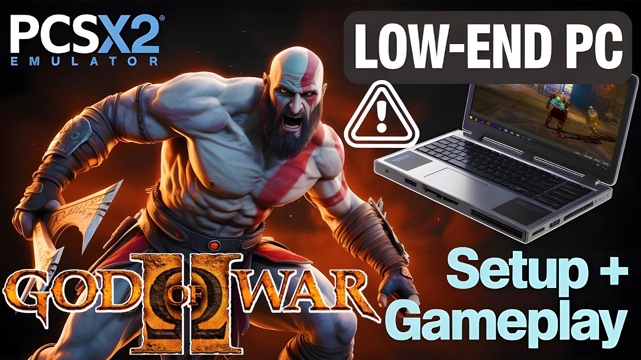 How to Play God of War 2 on Low-End PC | Full Setup & Gameplay with PS2 ...