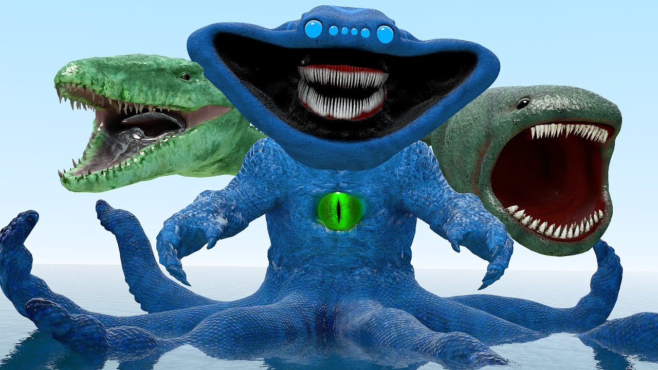 NEW SEA MONSTERS EL GRAN MAJA & MOSASAURUS & THE BLOOP In Garry's Mod ...