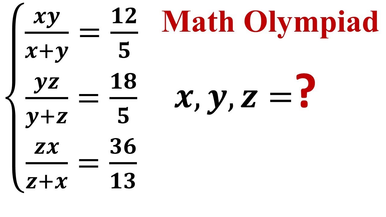 Solving a surprisingly easy system of equations - YouTube