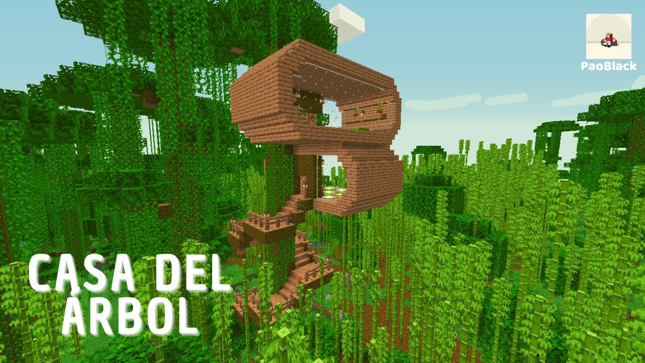 Construcciones Minecraft: cómo construir una casa del árbol. 🏗️ ...