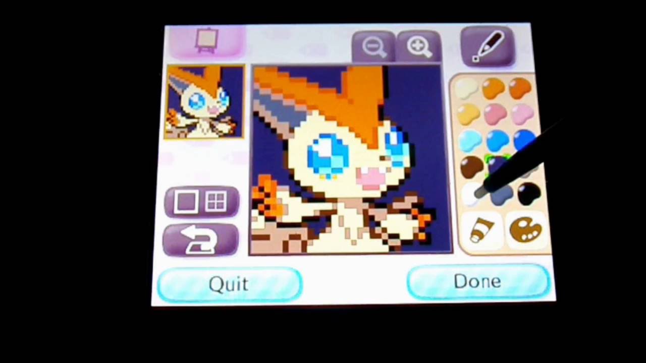 Victini (Pokemon) ~ Animal Crossing QR - YouTube