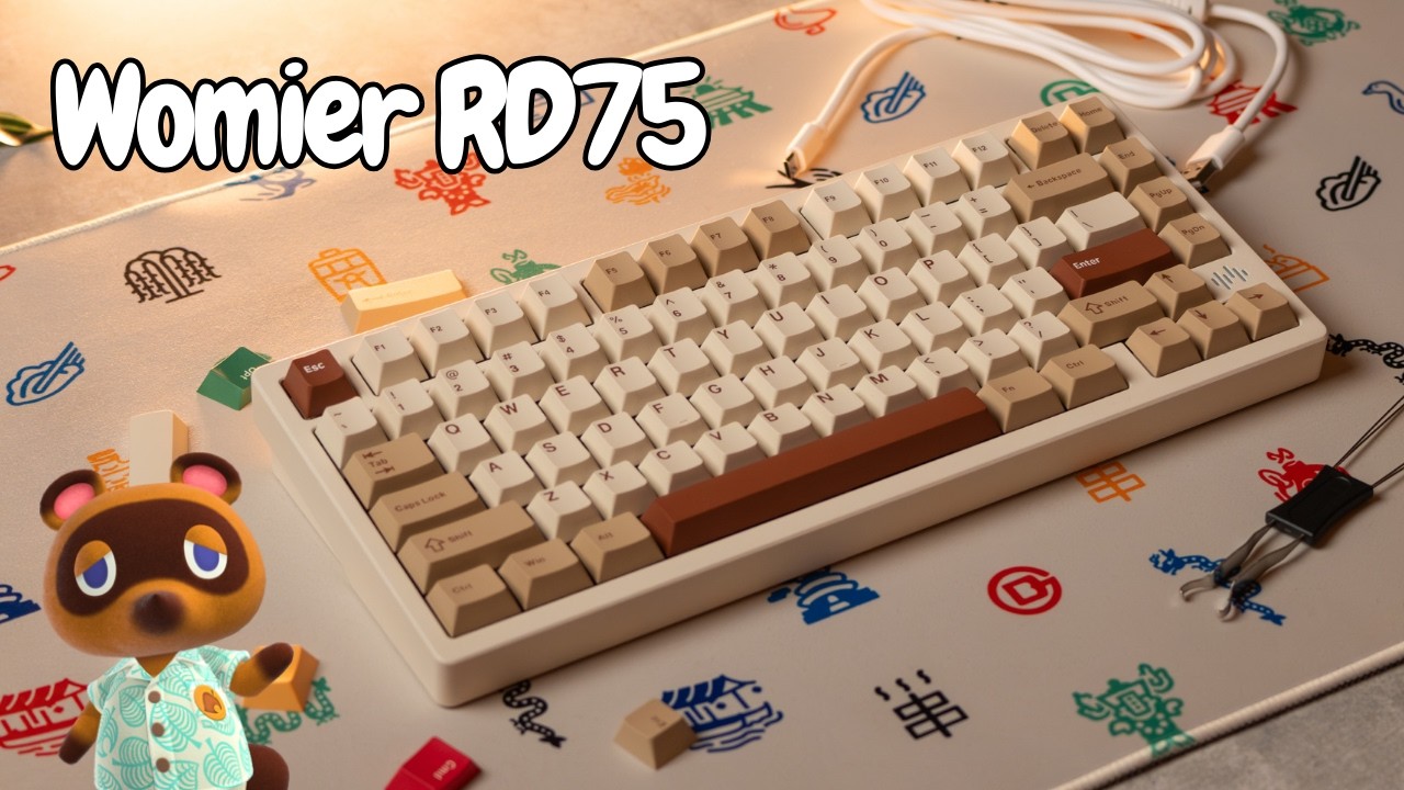 This prebuilt custom keyboard is sick! Womier RD75 Pro Review - YouTube