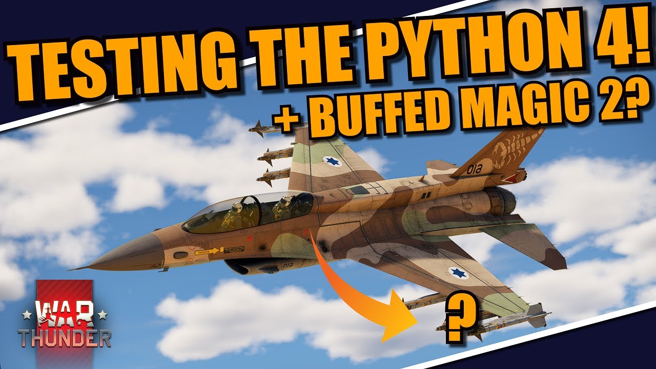War Thunder DEV - TESTING the PYTHON-4! LITERALLY game breaking ...