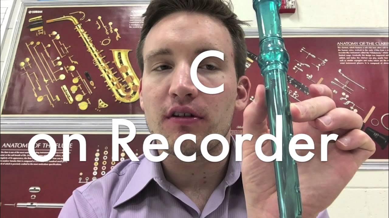 How to play C on the Recorder - YouTube