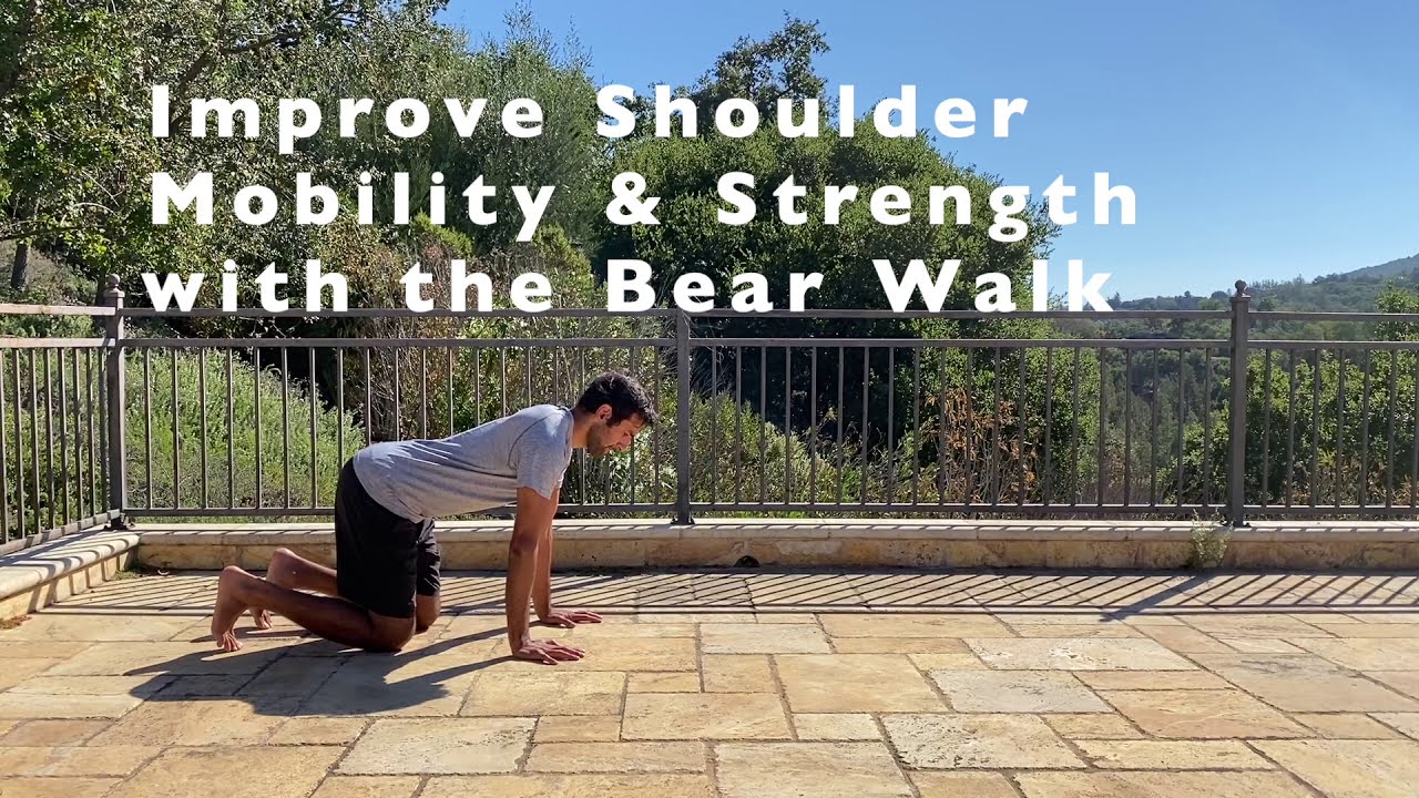 Bear Walk: Improve Shoulder Flexibility & Strength - YouTube