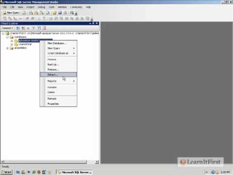 How to Attach and Detach a SQL Server Analysis Services Database - YouTube