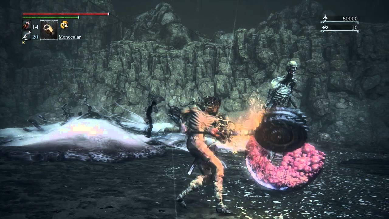 Bloodborne - Killing The Orphan of Kos without phase 2 - YouTube