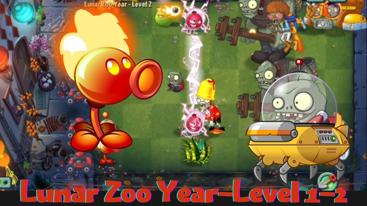 PvZ2 Fire Pea vs Bug Bot Imp #allplants #plants #plantsvszombies2 # ...