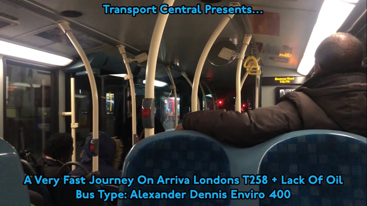 A VERY Fast London Bus Ride On Arriva Londons T258! (LJ61LKG) - YouTube