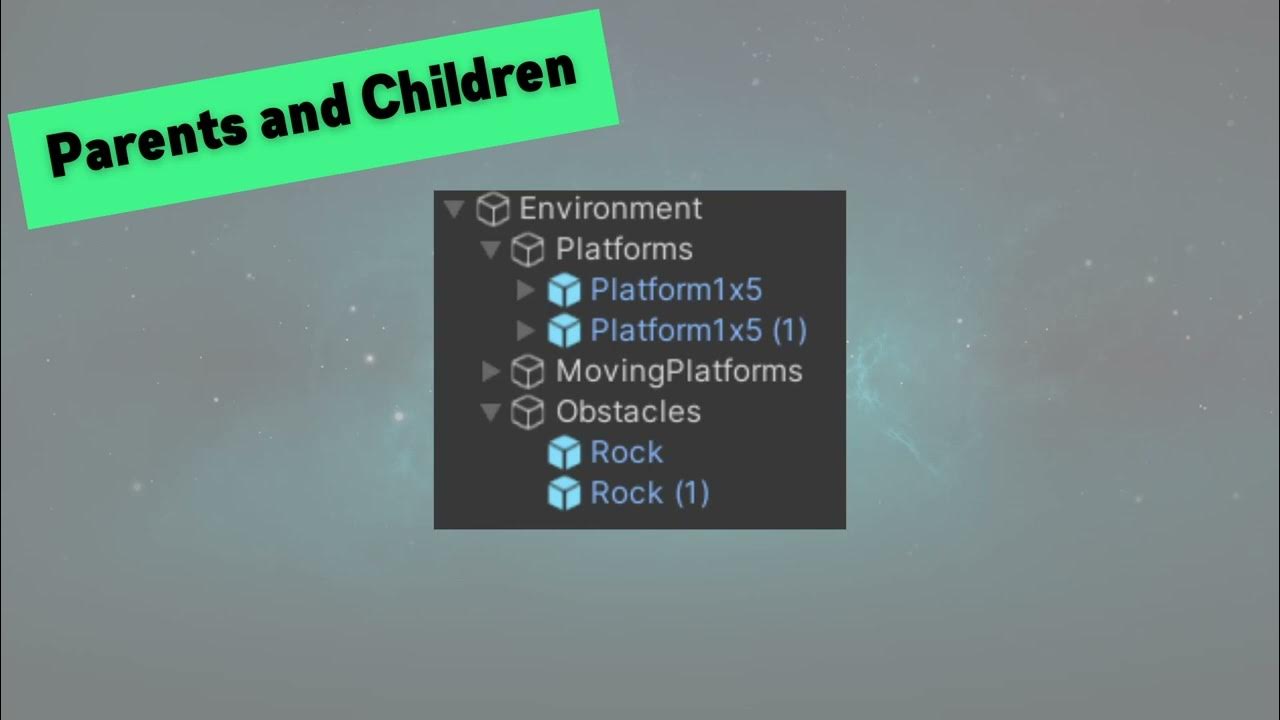 Unity for Beginners - 040 - Camera Follow and Parenting Objects - YouTube