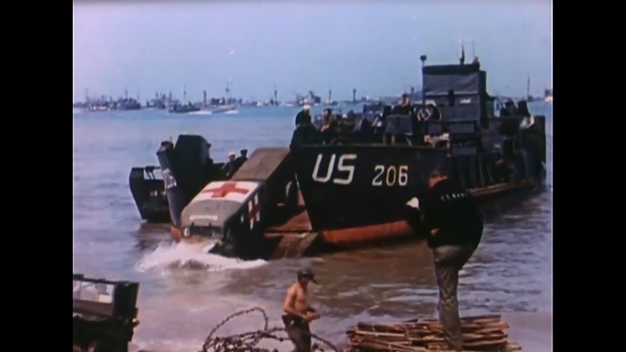 The Normandy landings by the United States, Britain, and Canada (1944 ...