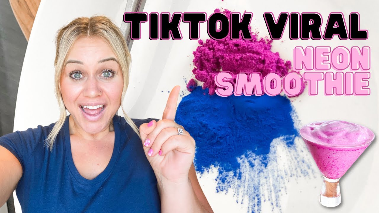 VIRAL TIKTOK TREND | Neon Smoothies | Healthy Recipes | Amazon Finds ...