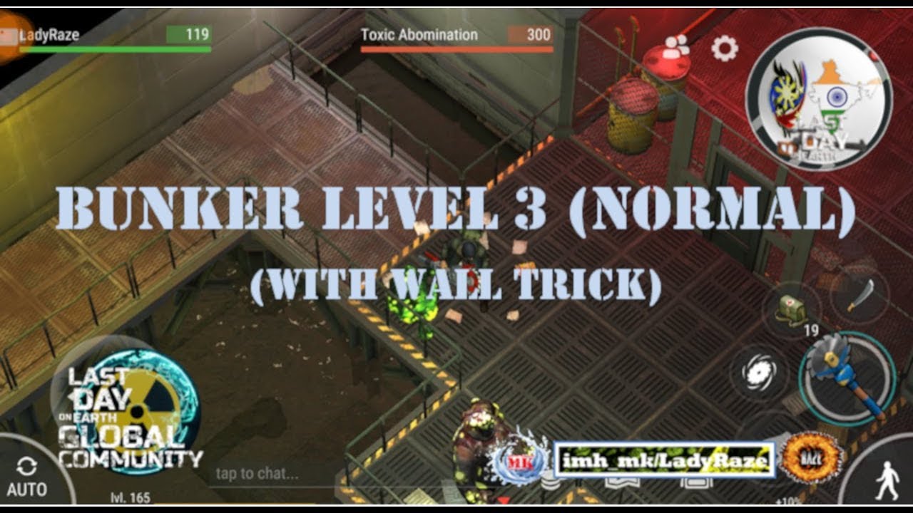 "TUTORIAL on HOW TO DO BUNKER LEVEL 3 (NORMAL)" with wall trick-LDOE ...