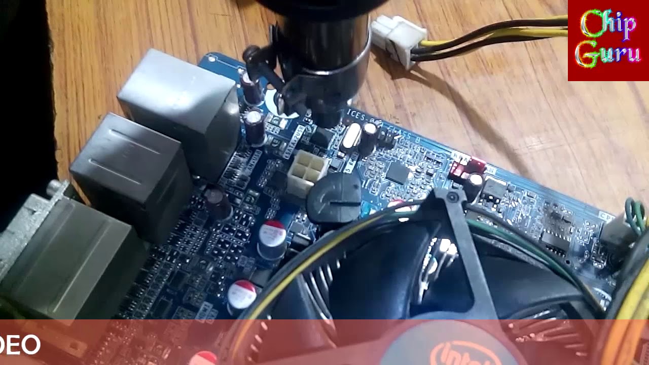 how to repair dead intel motherboard - YouTube