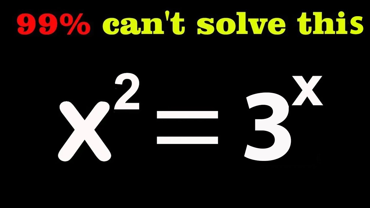 Math Problem For Geniuses - YouTube