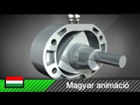 Hogyan működik? Wankel-motor (animáció)