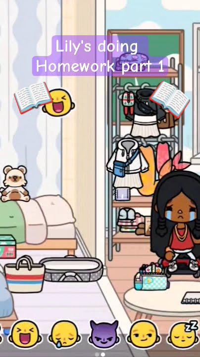 (📖) Lily's doing homework part 1 #tocaboca #dw #roblox #shadowmilk #crk - YouTube