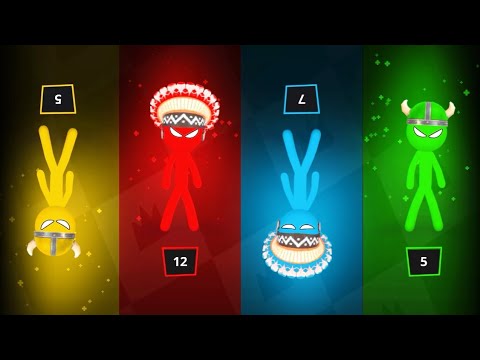 APACHE VS VIKING - STICKMAN PARTY - YouTube