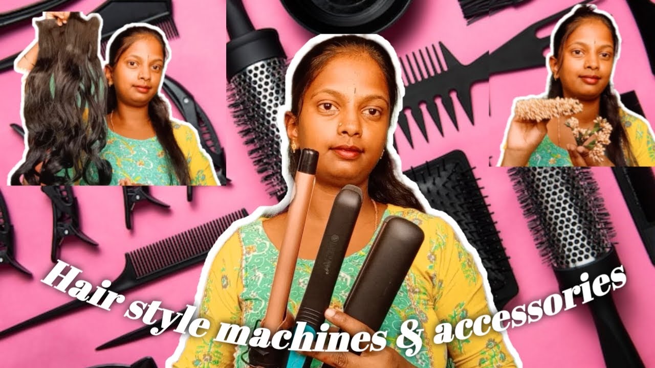 Hair style machines & accessories collection! #kannadavlogs - YouTube