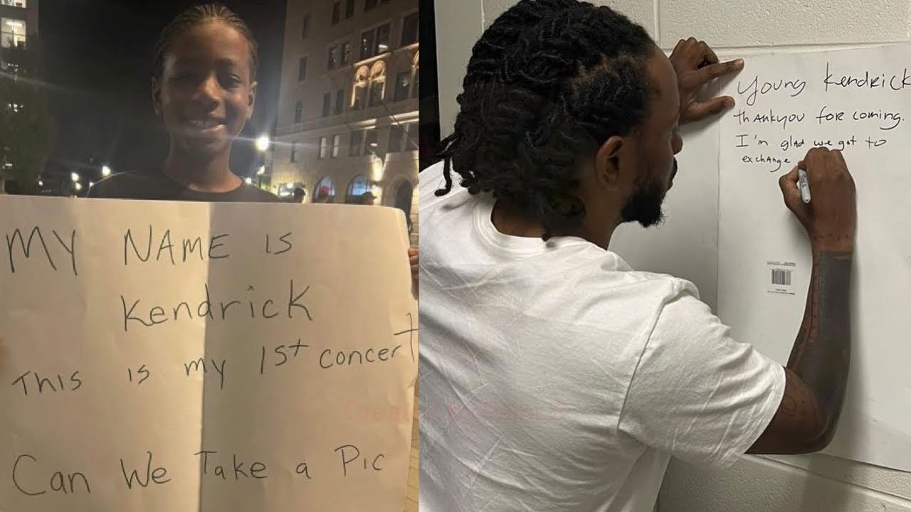Kendrick Lamar's Special Message For Young Kendrick's First Concert ...