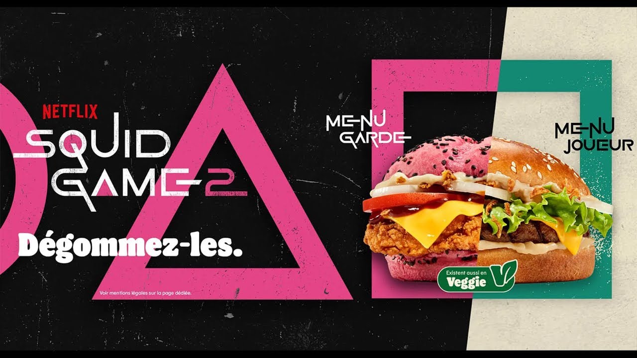 Live Dégustation Burger Squid Game de Burger King! (1000 abonnés ...