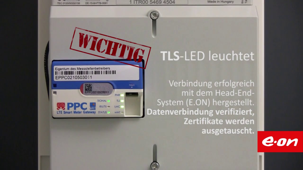 Inbetriebnahme eines Smart Meter Gateways von PPC in LTE-Technik - YouTube