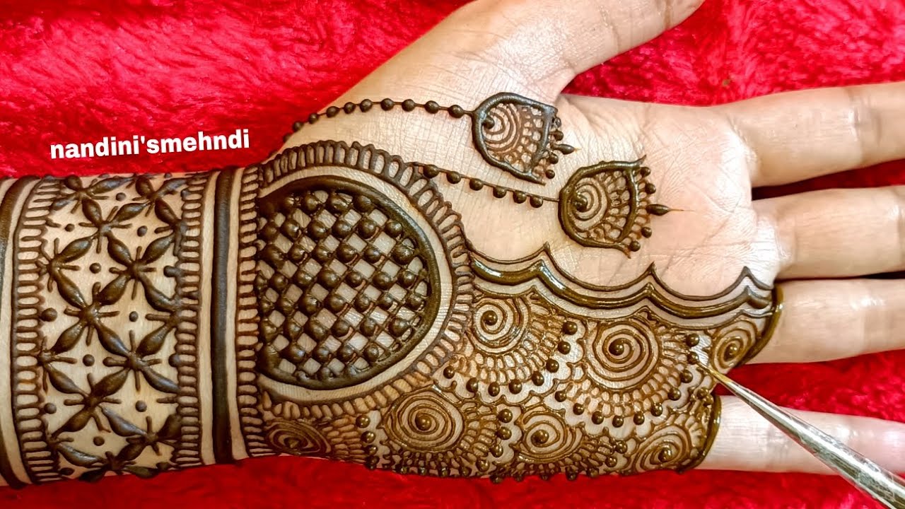 Stunning Wedding Special Mehndi Design | Bharwa Stylish Ghanti Wali ...