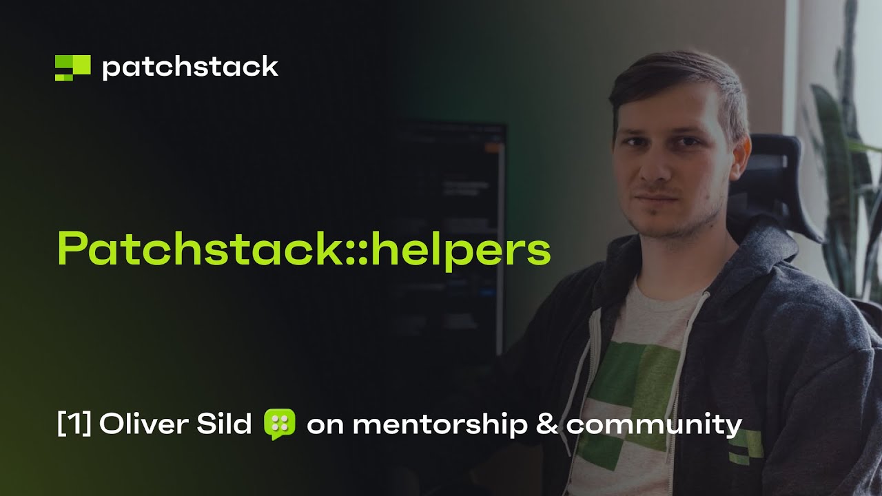 Patchstack:helpers [01] - Oliver Sild on mentorship and community - YouTube