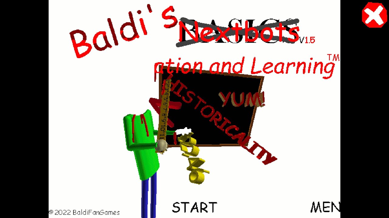 Baldi's Nextbots V.1.5 - YouTube