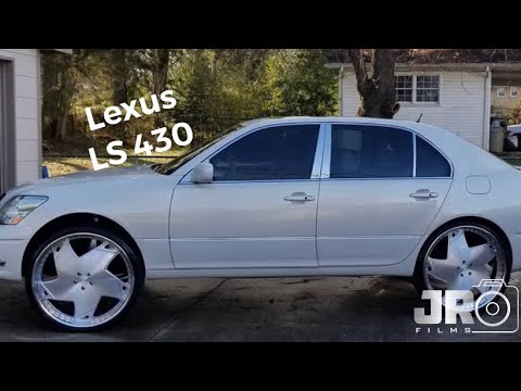 Lexus LS430 on 26” Brushed Dub wheels - YouTube