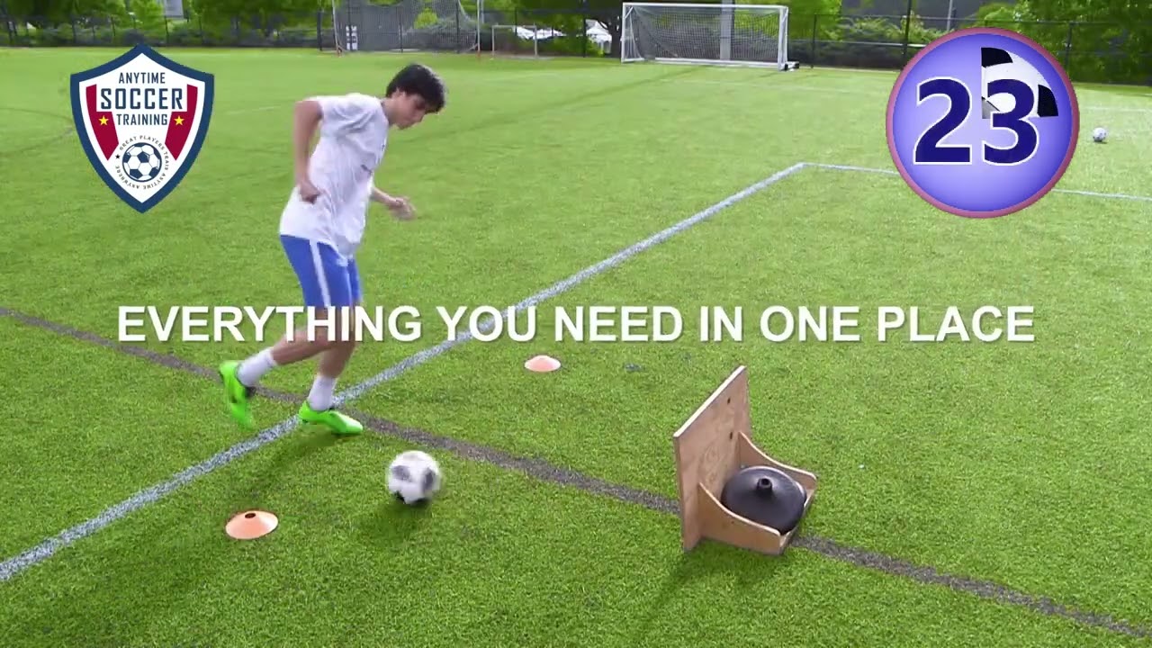 Rebounder Passing Drill - Left Foot Hop & Right Outside Foot Passing ...