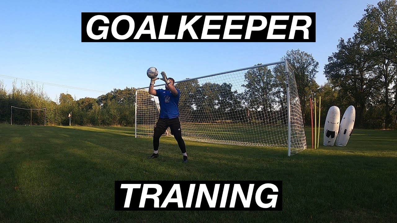 Goalkeeper training | a light session recovering from an injury - YouTube