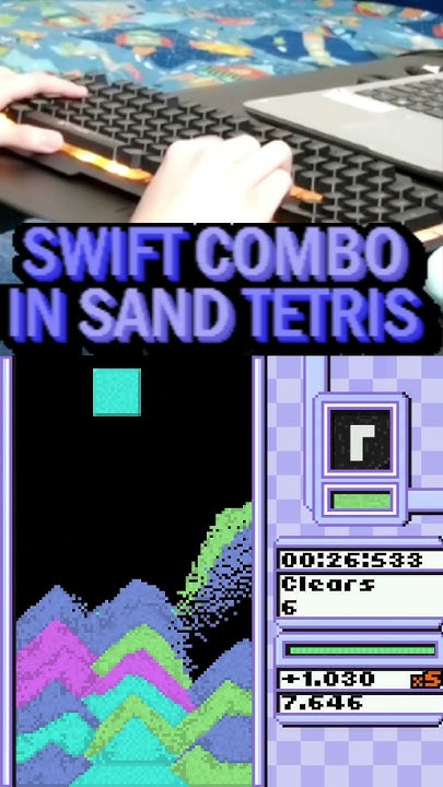 Swift Combo in Sand Tetris #shorts #tetris - YouTube