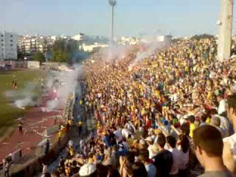 Παναιτωλικος-Ροδος 2-1μπαραζ ανόδου στην Νέα Σμύρνη 23/5/09 - YouTube