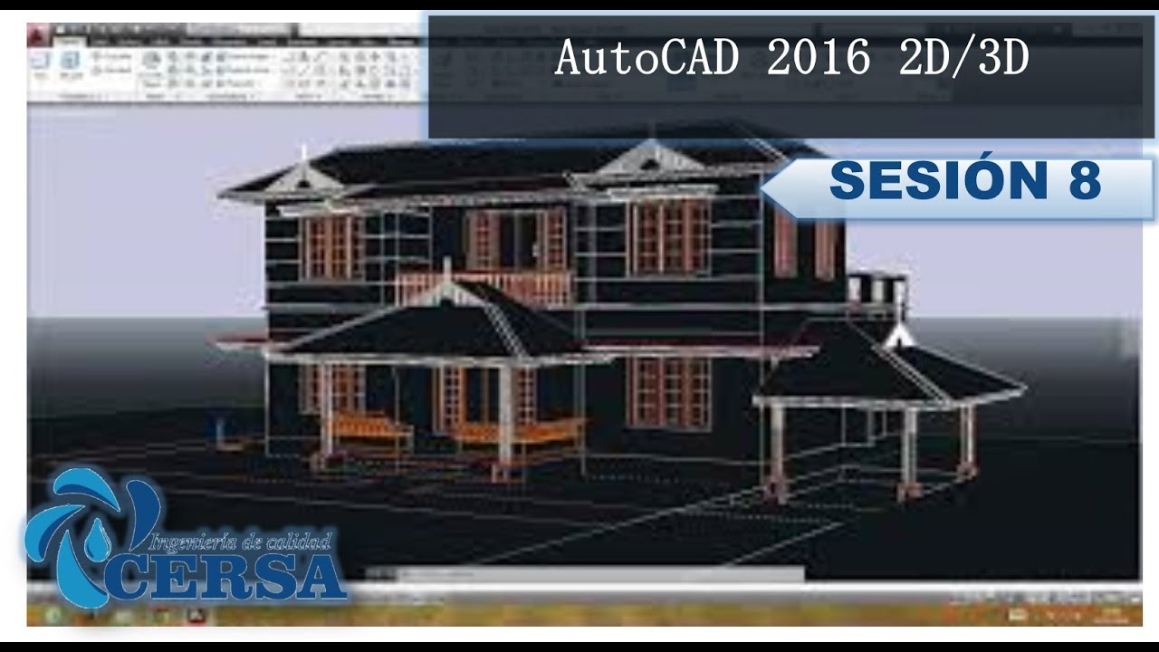 CLASE 08 DE AUTOCAD 2D/3D - YouTube
