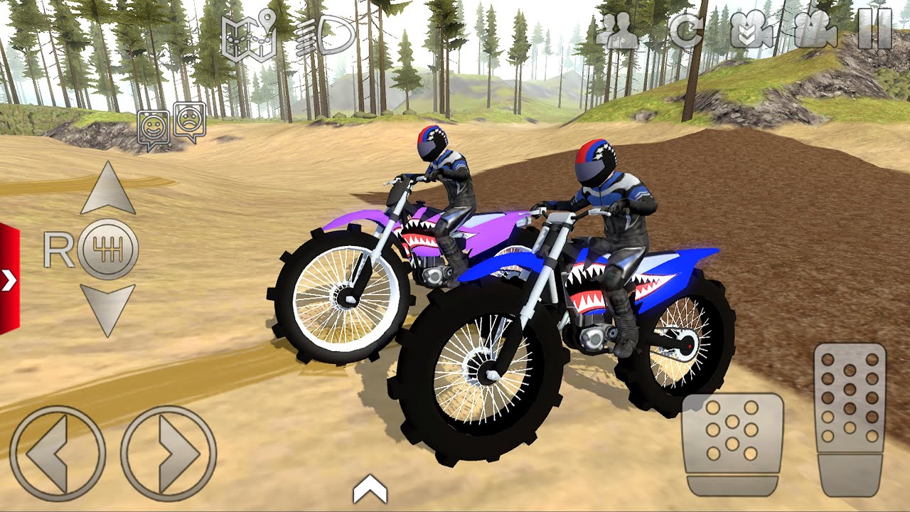 Realistic Off-roading mud Motocross bikes Dirt driving - Offroad ...