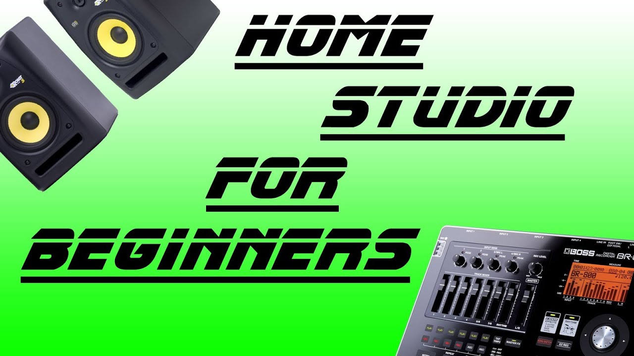 Home Studio Setup For Beginners - YouTube