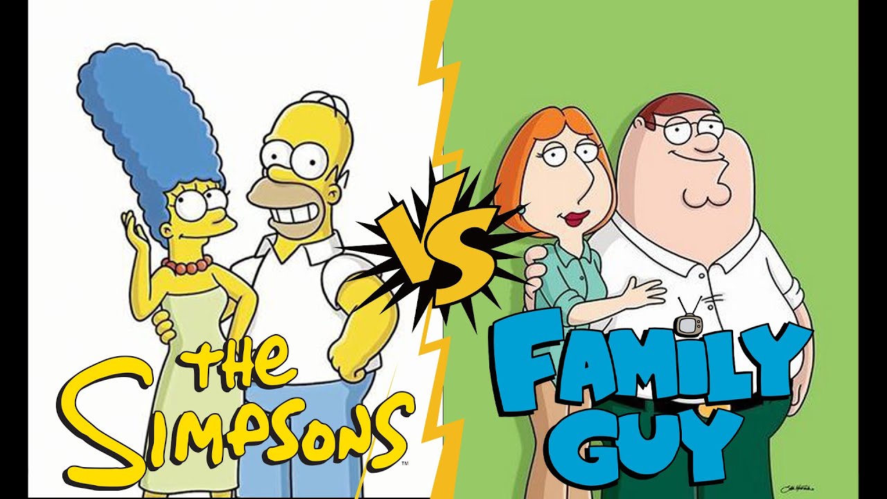 The Simpsons vs. Family Guy - YouTube